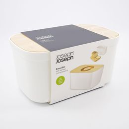 Joseph Joseph Wei&szlig;er Brotkasten mit Deckel 18x35,5cm