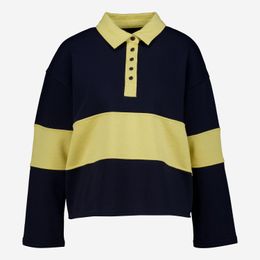 Scotch & Soda Dunkelblau-gelbes Sweatshirt