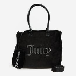Juicy Couture Schwarze Iris Tote Bag mit Logo
