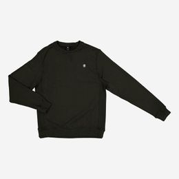 G-Star Raw Dunkelgrünes Sweatshirt mit Logo