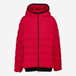 Geox Rote Pufferjacke mit Kapuze