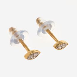 Ohrstecker aus 375er Gold mit 0,039 Karat Diamanten