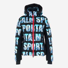 Sportalm Schwarze Pufferjacke mit Logomuster