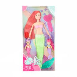 steffi love 4-teiliges buntes Meerjungfrauen-Zwillinge Puppen-Spielset