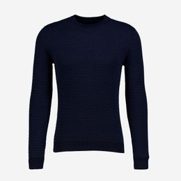Only & Sons Dunkelblauer Pullover mit Punktmuster