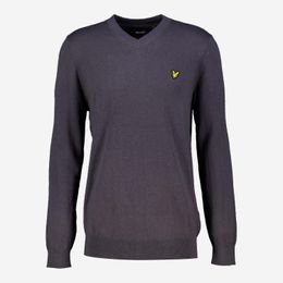 Lyle & Scott Dunkelgrauer Pullover mit Logo