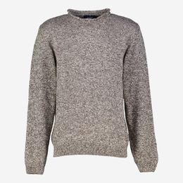 Daniel Hechter Cremefarben-brauner Pullover mit Melange-Muster