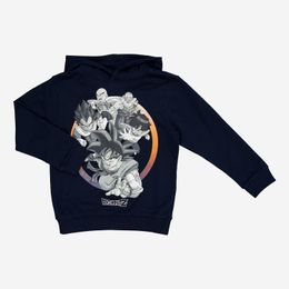 name it Dunkelblauer Kapuzenpullover mit Dragon-Ball-Z-Motiv