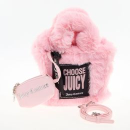 Juicy Couture Rosafarbene Tote Bag aus Kunstfell