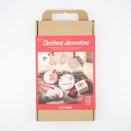 Creativ Company Mehrfarbiges Bastelset für Weihnachtsdekorationen