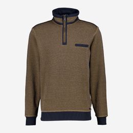 Casamoda Braunes Sweatshirt mit Brusttasche