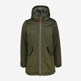 Camel Active Dunkelgrüner Parka mit Kapuze