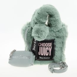 Juicy Couture Hellgr&uuml;ne Umh&auml;ngetasche mit gesticktem Logo