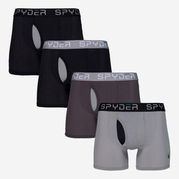 Spyder 4er-Pack mehrfarbige Boxershorts aus Mesh