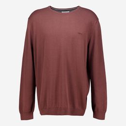 s.Oliver Brauner Pullover mit rundem Ausschnitt