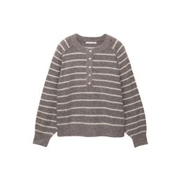 Pull&Bear Pull&bear Pullover Damen Gr&ouml;&szlig;e XS braunmeliert / wei&szlig;