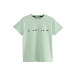 Baker By Ted Baker T-Shirt Jungen Gr&ouml;&szlig;e 146 pastellgr&uuml;n / schwarz