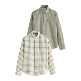 next Hemd Herren Gr&ouml;&szlig;e XXXL beige / dunkelblau / gr&uuml;n / wei&szlig;