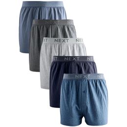 next Boxershorts Herren Gr&ouml;&szlig;e L blau / marine / dunkelgrau / graumeliert