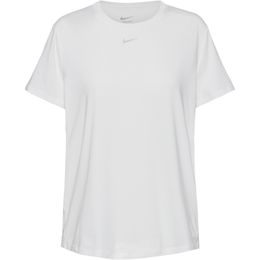 Nike One Classic Funktionsshirt Damen - weiß - Gr. M - Polyester/Elastan