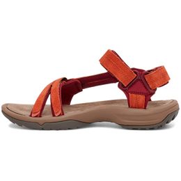 Teva Terra Fi Lite Suede Outdoorsandalen Damen - rot - Gr. 37 - Leder