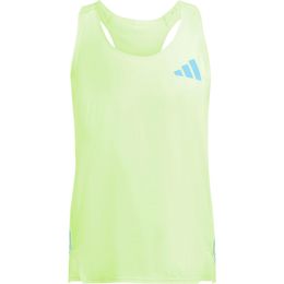 Adidas Funktionstank Herren - gelb - Gr. XL - Polyester/Elastan