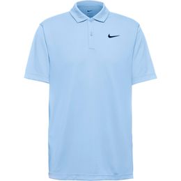 Nike Solid Tennis Polo Herren - blau - Gr. M