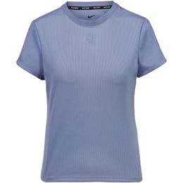 Nike W Nkct Df Advtg Ss Top Tennisshirt Damen - blau - Gr. XS