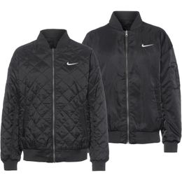 Nike Varsity Bomberjacke Damen - schwarz - Gr. M - Polyamid
