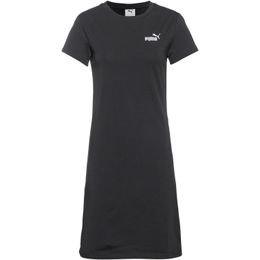 Puma Essentiell No. 1 Jerseykleid Damen - schwarz - Gr. L - Baumwolle/Elastan