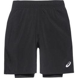 asics Core Funktionsshorts Herren - schwarz - Gr. XXL - Polyester