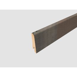 Egger Sockelleiste 'L355' Dimas Wood silber 2400 x 60 x 17 mm
