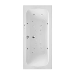 Ottofond Badewanne 'Malta' mit Whirlpoolsystem Typ 3, 180 x 80 x 41 cm
