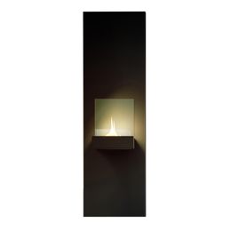 Tenderflame Wandkamin 'Rock' Stahl/Aluminium