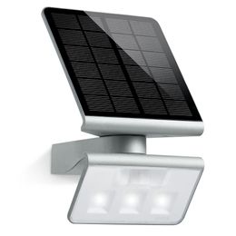 Steinel Solar-LED-Wandstrahler 'XSolar L-S' mit Bewegungsmelder silbern 18,9 x 29,8 cm, 150 lm