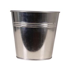 Übertopf Zink silbern Ø 15 cm