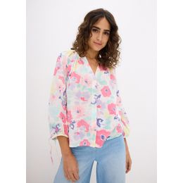 bonprix Musselin-Bluse aus reiner Baumwolle, bunt, mit Baumwolle