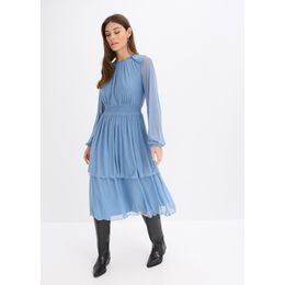 bonprix Jerseykleid, blau