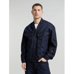 G-Star Raw G-Star Übergangsjacke in Dunkelblau - 49% | Größe L | Herren-plussize