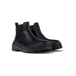 Camper Leder-Chelsea-Boots in Schwarz - 50% | Größe 41 | Herrenstiefel