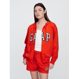 GAP Sweatjacke in Rot - 60% | Größe S | Damen-sweatshirts-jacken