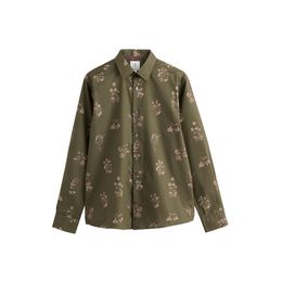 next Hemd 'Kew Garden' Herren Gr&ouml;&szlig;e 4XL beige / dunkelbeige / khaki
