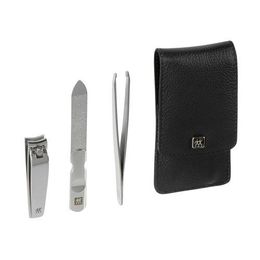 Zwilling Manik&uuml;re Pedik&uuml;re Set 3tlg. mit Nagelknipser, Leder
