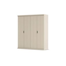 Höffner Kleiderschrank Frieda creme Maße (cm): B: 181 H: 203 » Höffner