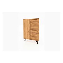 Höffner Highboard Karl holzfarben Maße (cm): B: 91 H: 140 » Höffner
