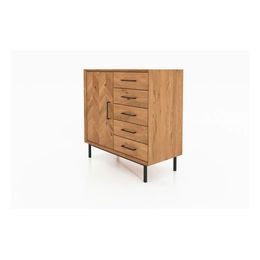 Höffner Highboard Clara ¦ holzfarben ¦ Maße (cm): B: 97 H: 95 » Höffner