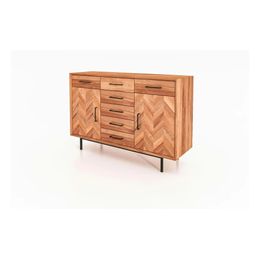 Höffner Highboard Clara holzfarben Maße (cm): B: 144 H: 95 » Höffner