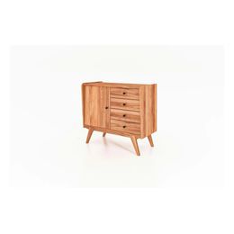 Höffner Highboard Hugo holzfarben Maße (cm): B: 100 H: 90 » Höffner