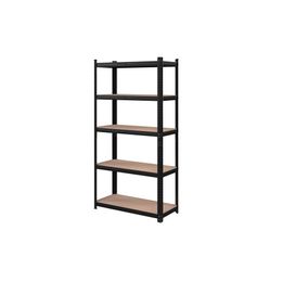 Höffner Schwerlastregal Cozory schwarz Maße (cm): B: 90 H: 180 » Höffner