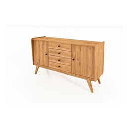 Höffner Highboard Hugo holzfarben Maße (cm): B: 160 H: 90 » Höffner
